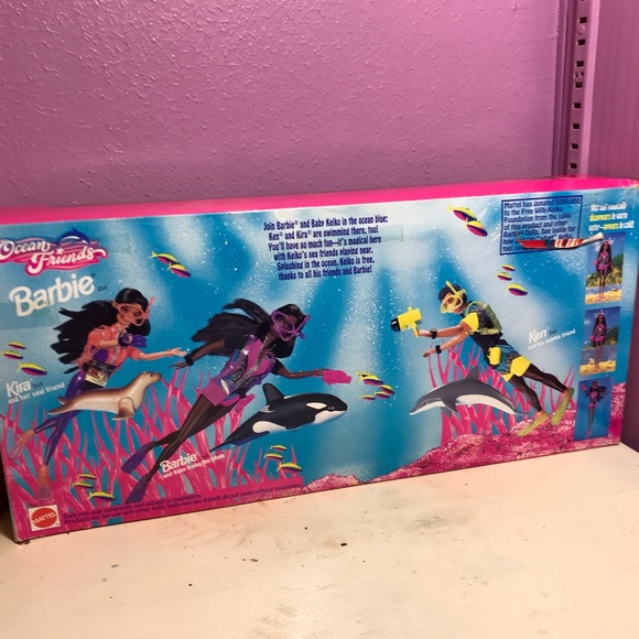 Barbie | Toys | Vintage Barbie And Baby Keiko Orca Whale Collectible ...